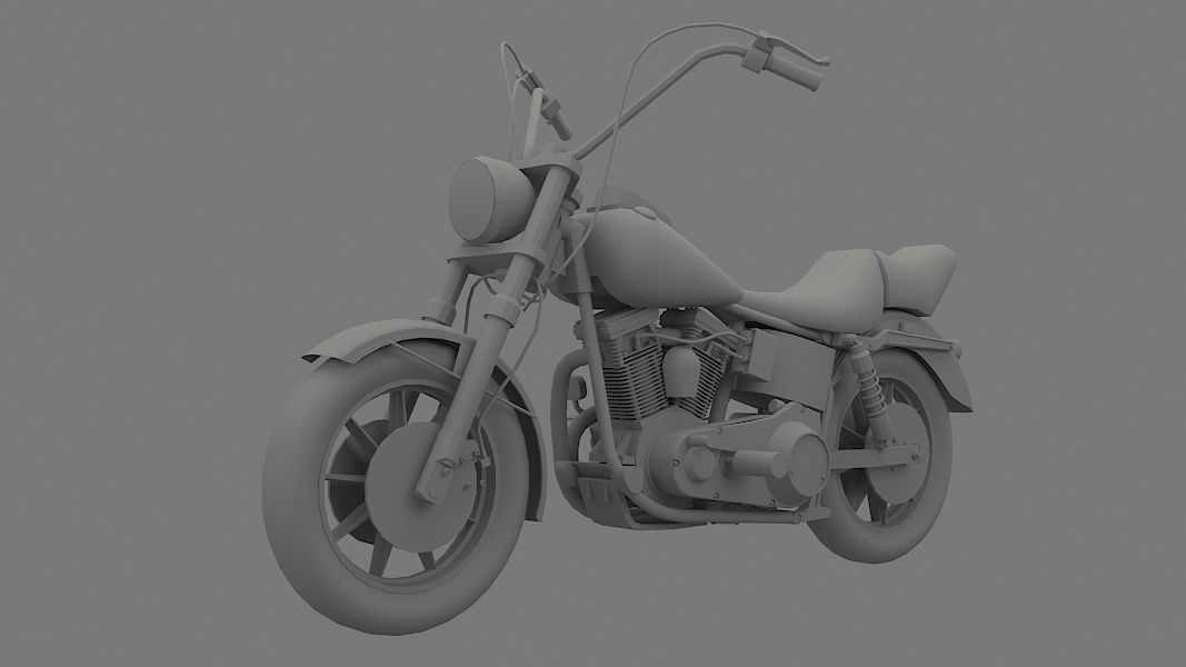 3D model Bullet Bike VR / AR / low-poly | CGTrader
