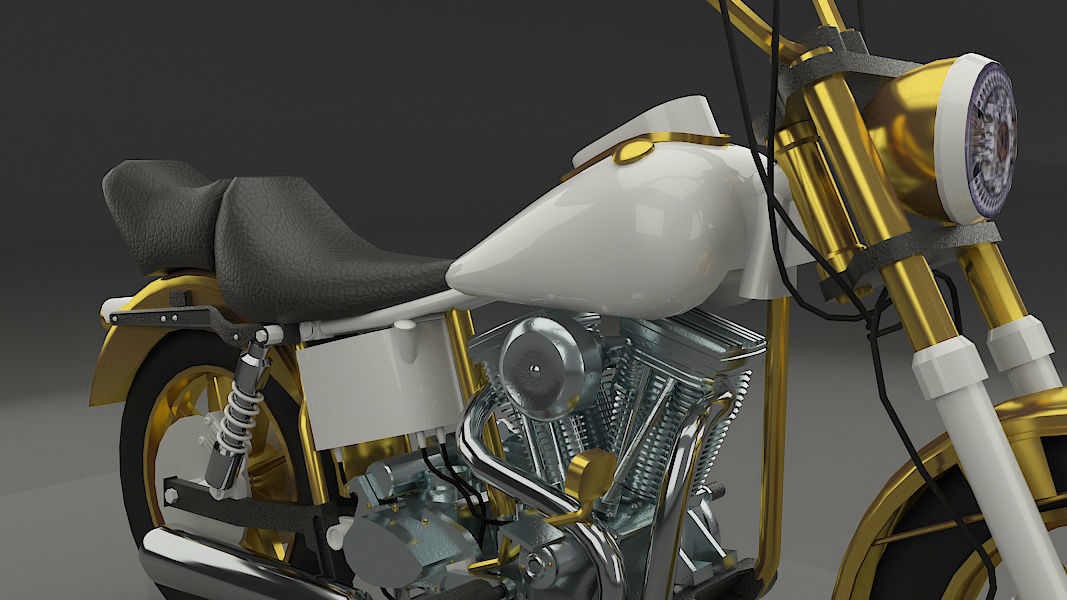 3D model Bullet Bike VR / AR / low-poly | CGTrader
