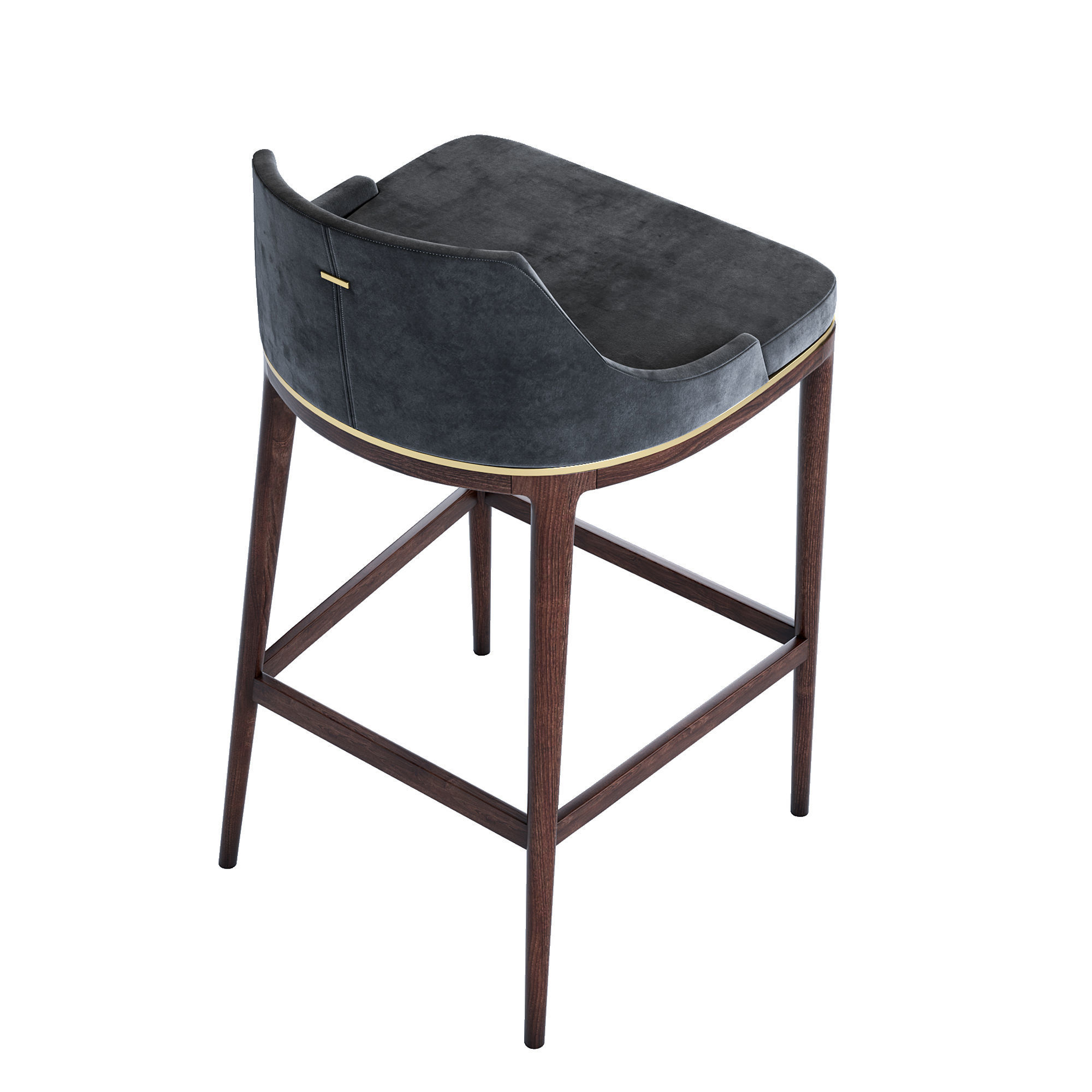 Aster mindel bar stool 3D model | CGTrader