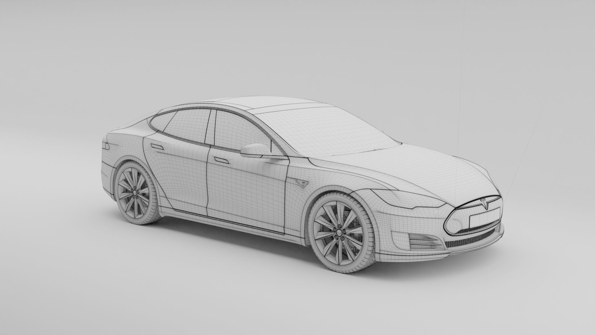 Tesla Model S car 3D model | CGTrader