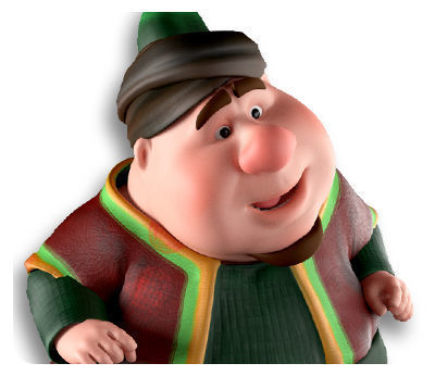 3D model Fananees Cartoon Characters in Ramadan VR / AR / low-poly ...