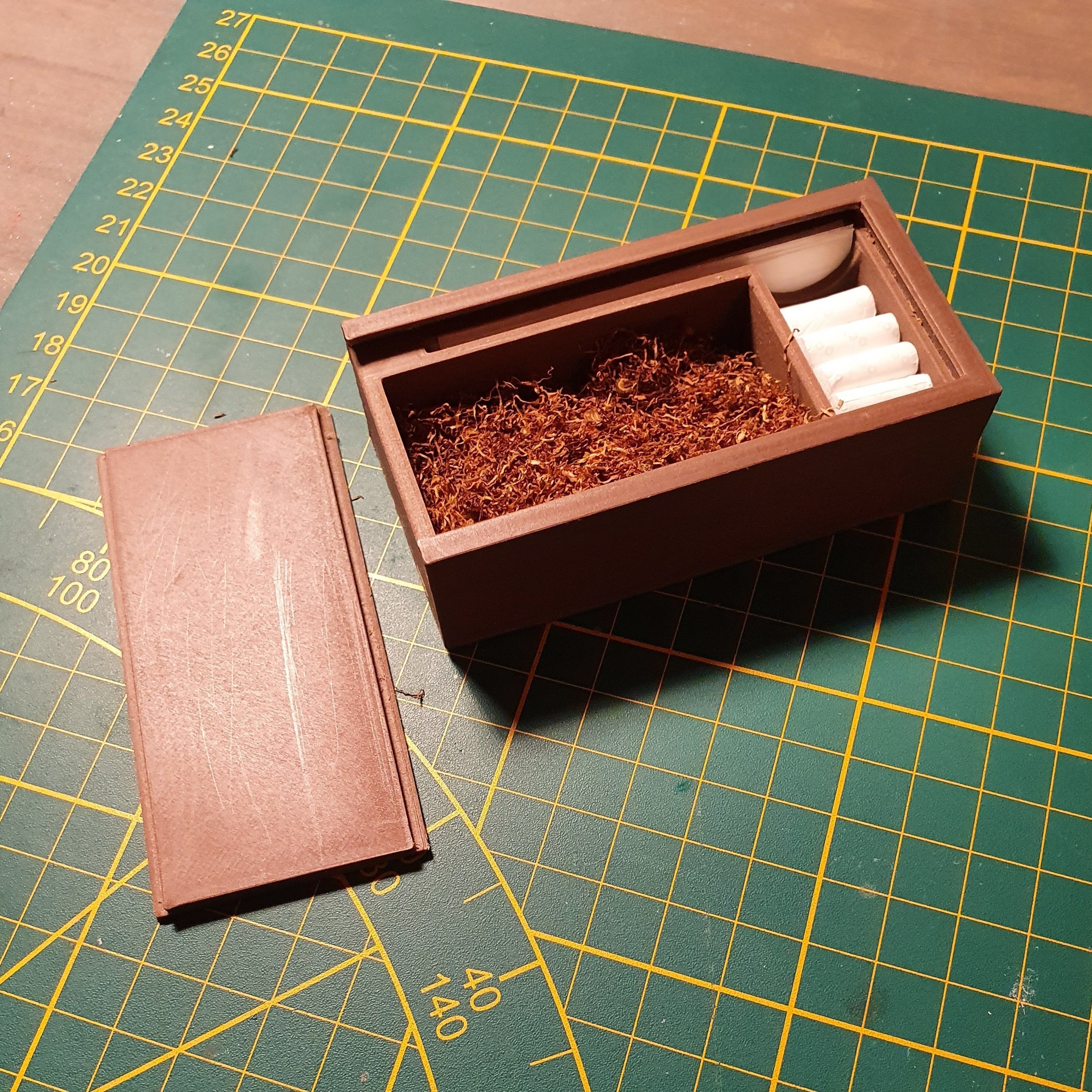 rolled cigarette box 3D model 3D printable | CGTrader