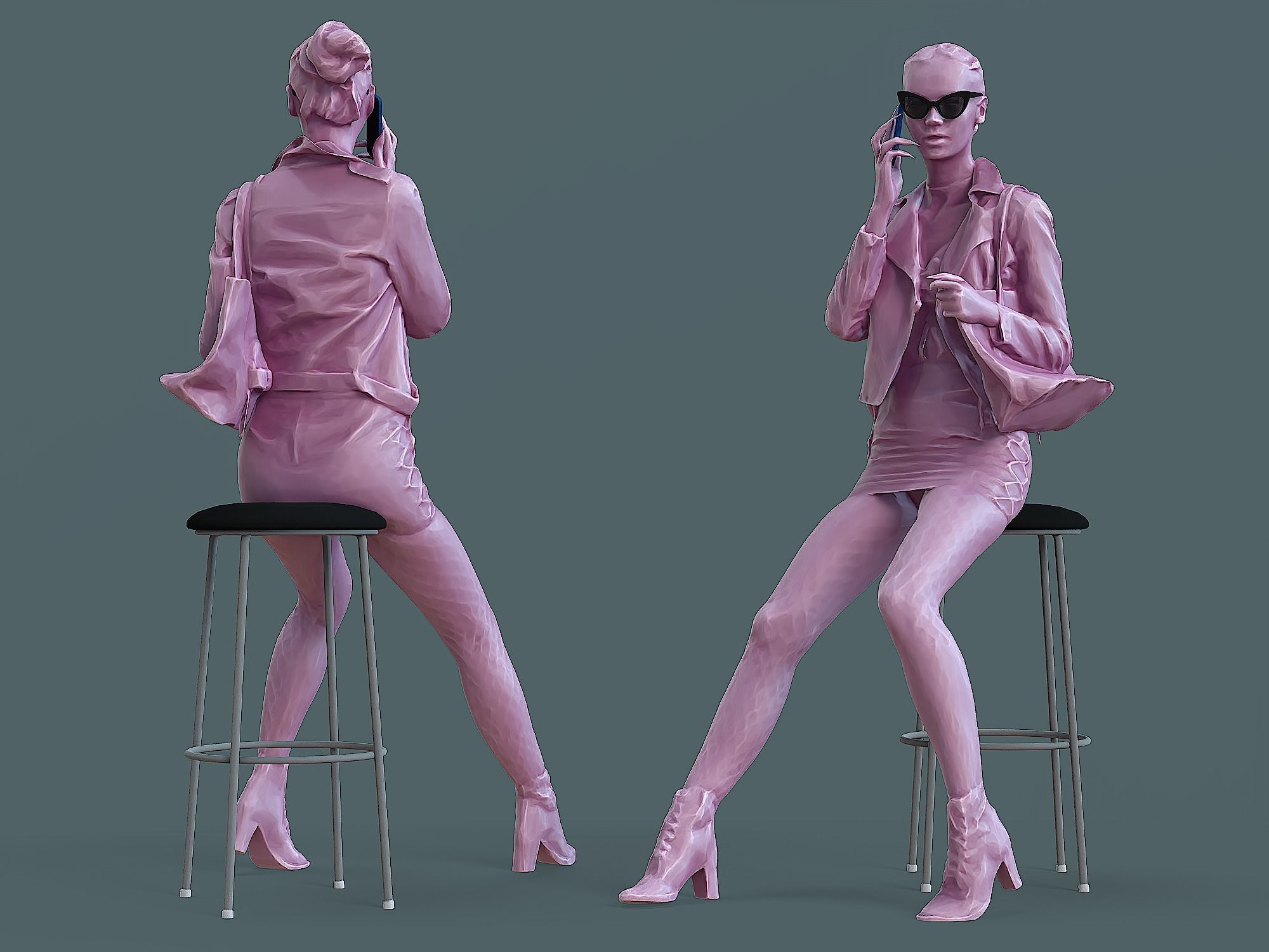 Girl - Provocation 3D model | CGTrader