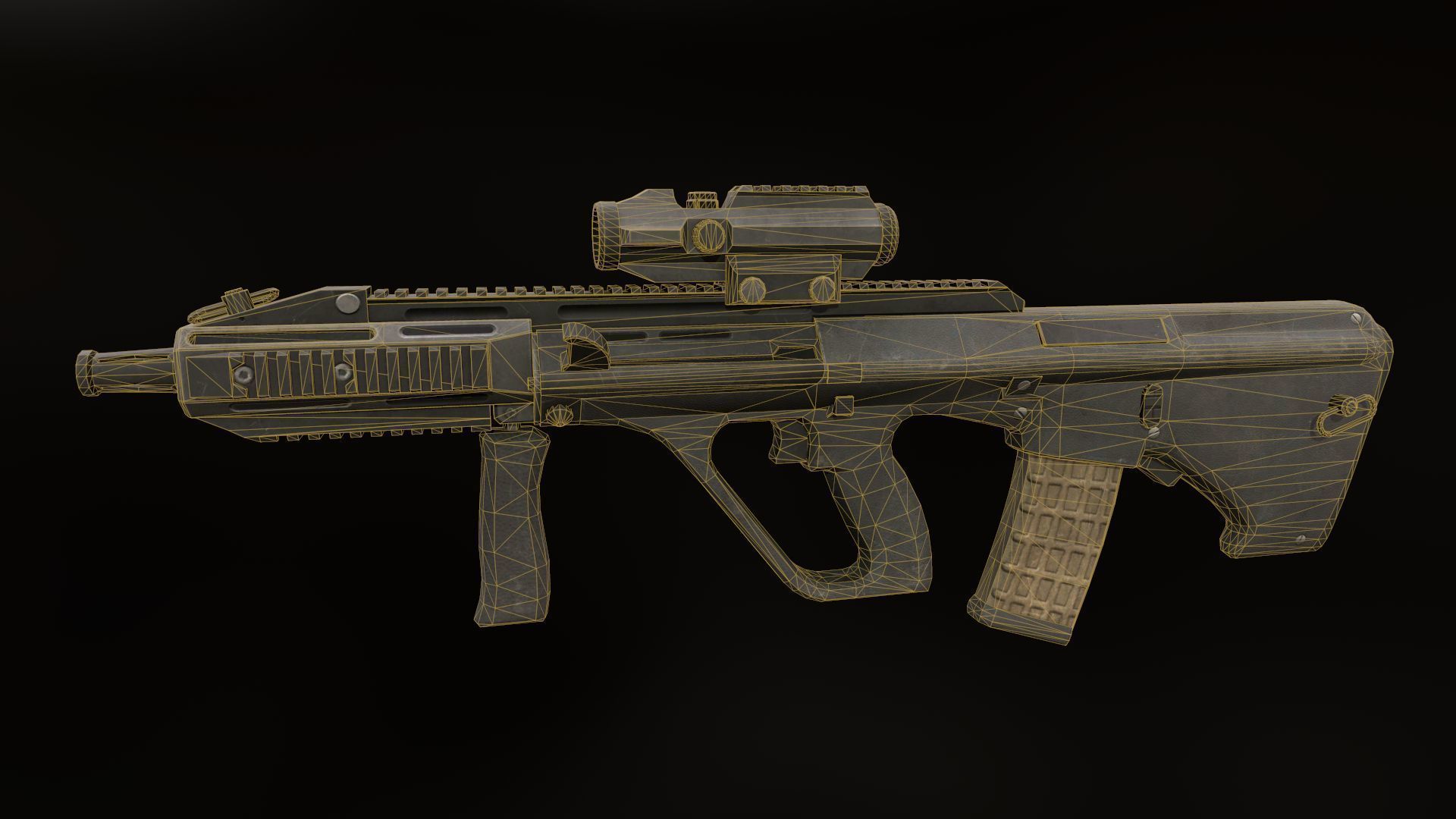 3D model AUG A3 VR / AR / low-poly | CGTrader