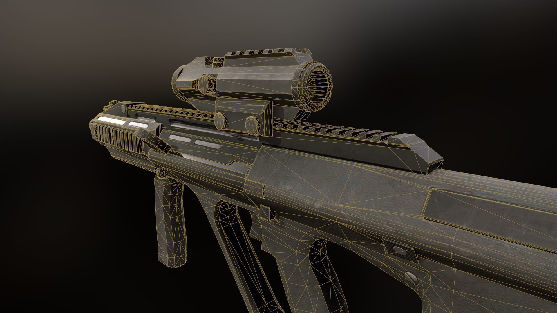 3D model AUG A3 VR / AR / low-poly | CGTrader