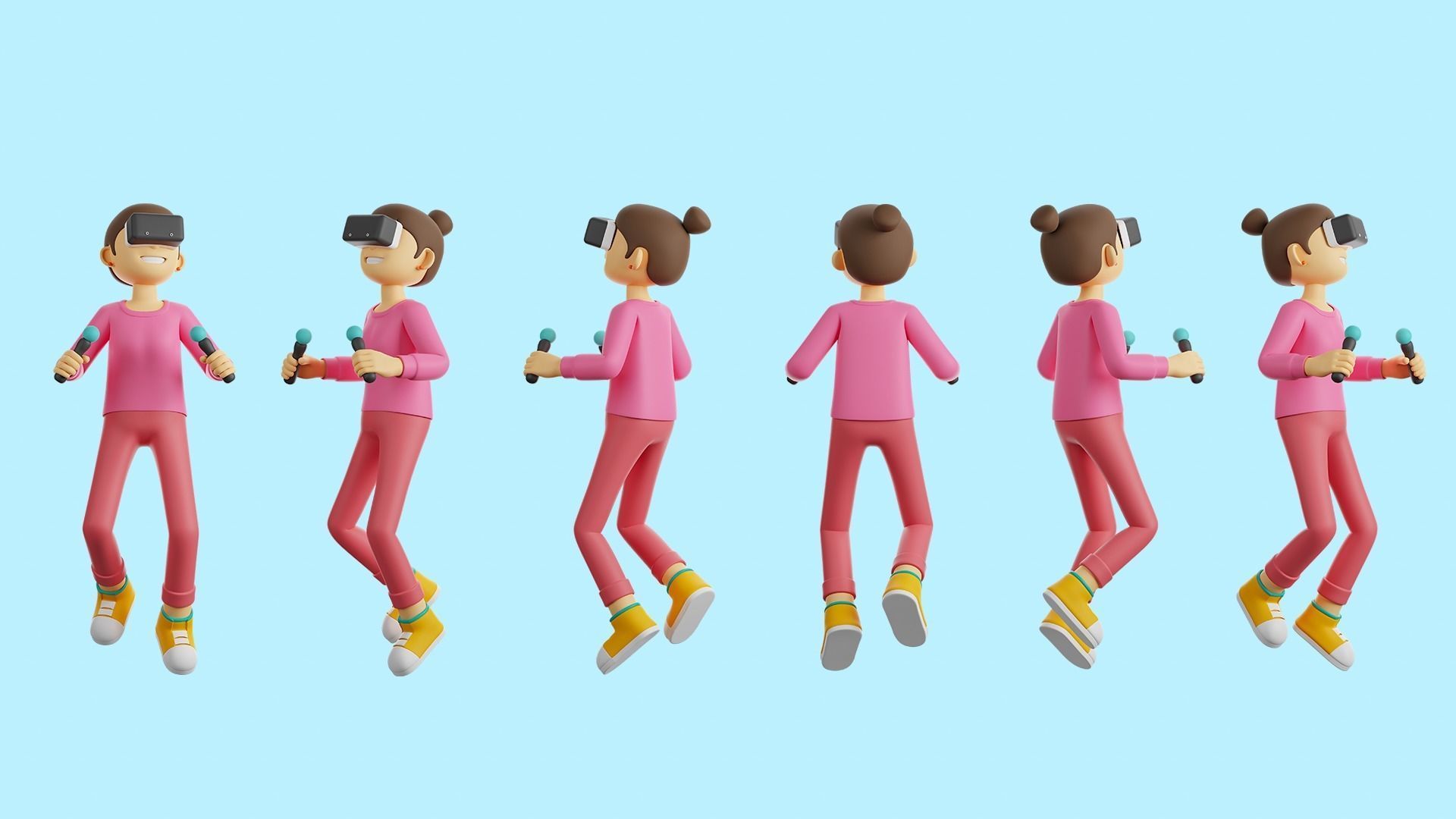 3D Rigged Characters Pack 3D model rigged | CGTrader