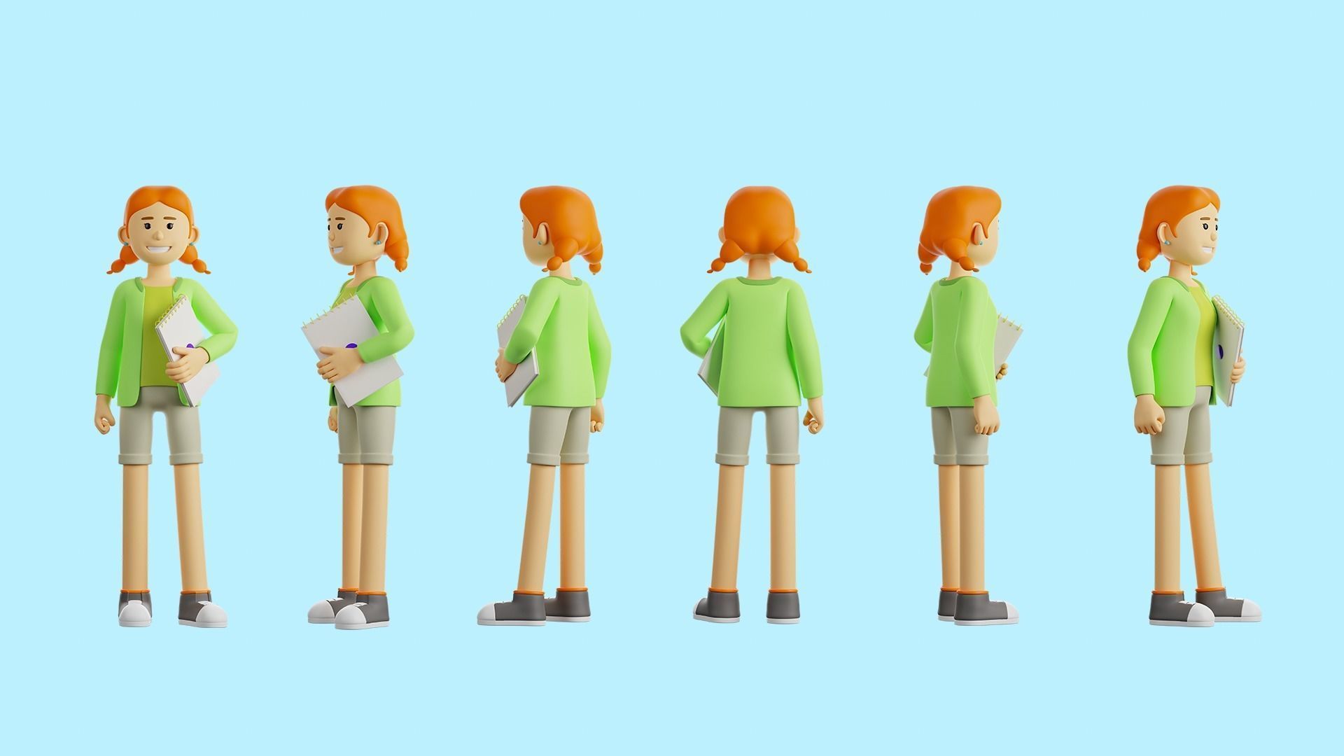 3D Rigged Characters Pack 3D model rigged | CGTrader