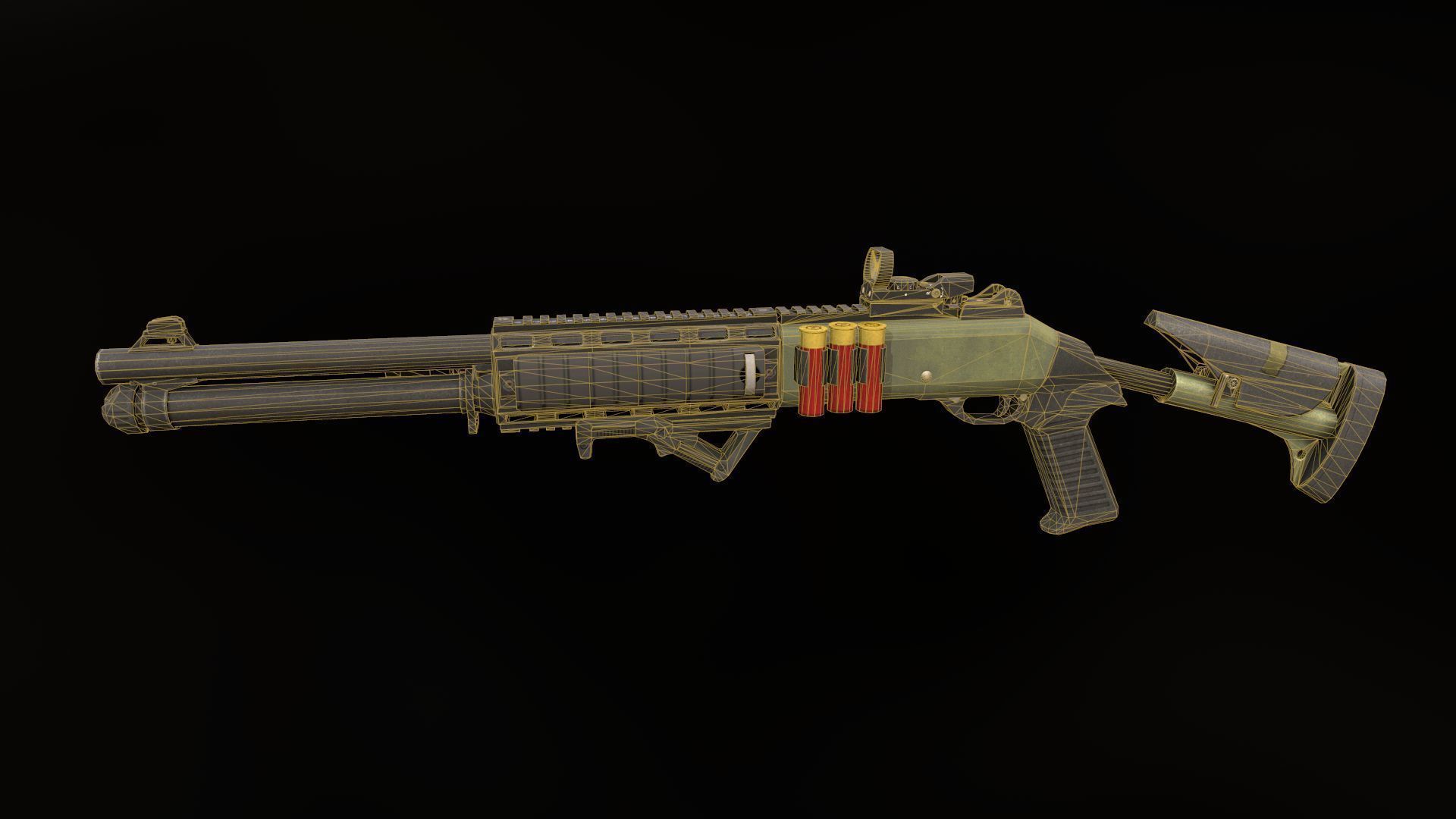 3D model Benelli M1014 VR / AR / low-poly | CGTrader