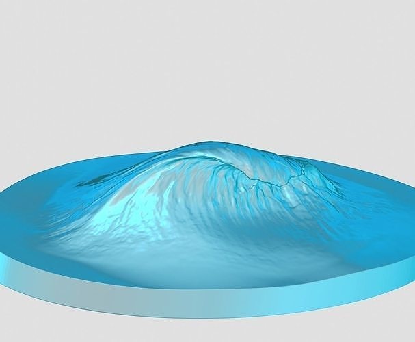 A big long wave sea 3D model 3D printable | CGTrader