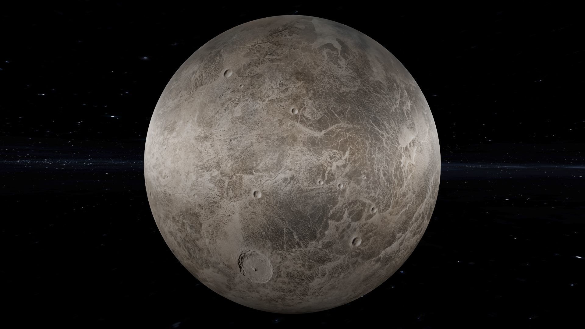 This is a Fictional planet CERES 3D model animated | CGTrader