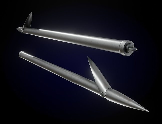 3D model Steel Harpoon VR / AR / low-poly | CGTrader
