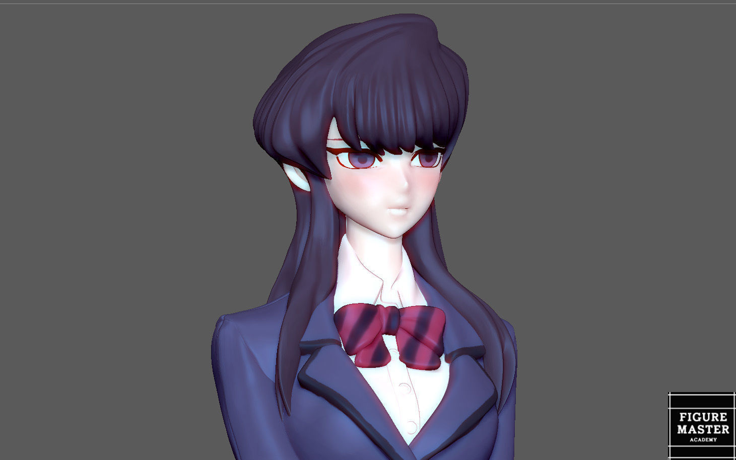 KOMI SAN KOMI CANT COMMUNICATE ANIME GIRL 3D model 3D printable | CGTrader