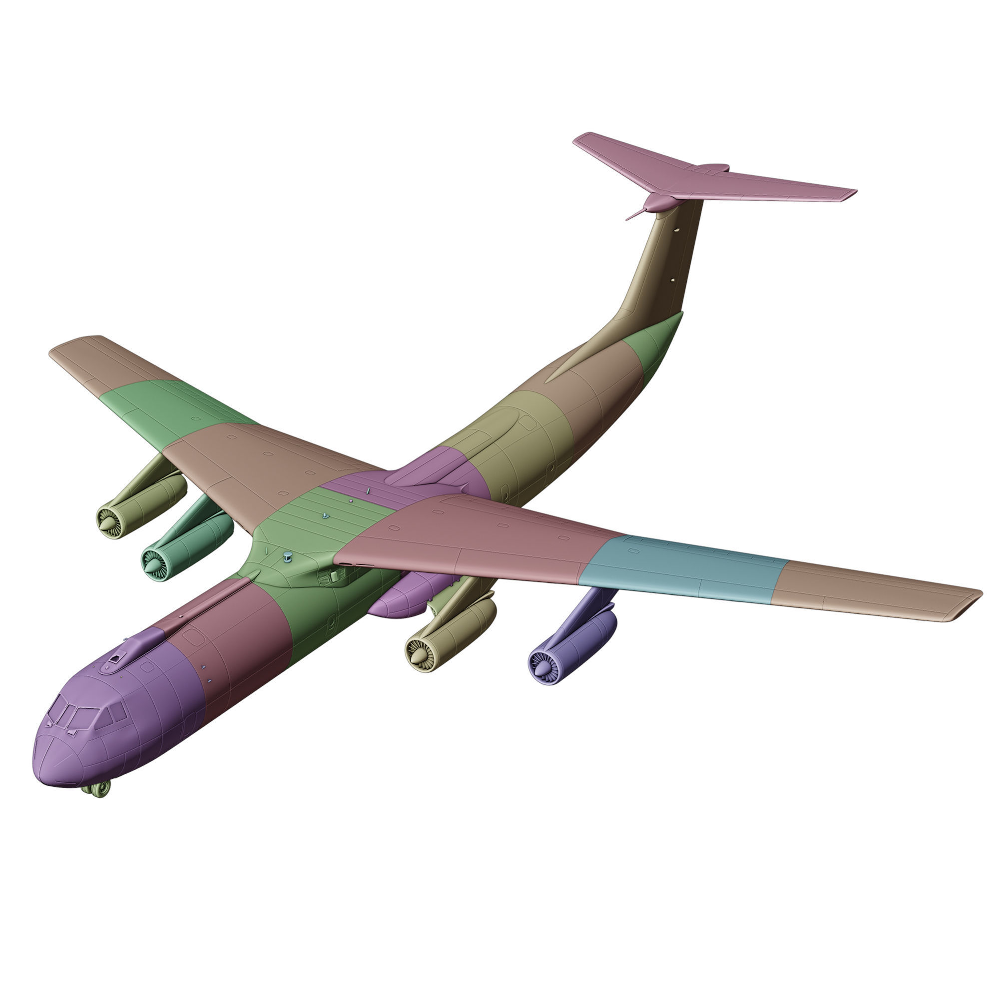 Lockheed C 141 B Starlifter 3D model 3D printable | CGTrader