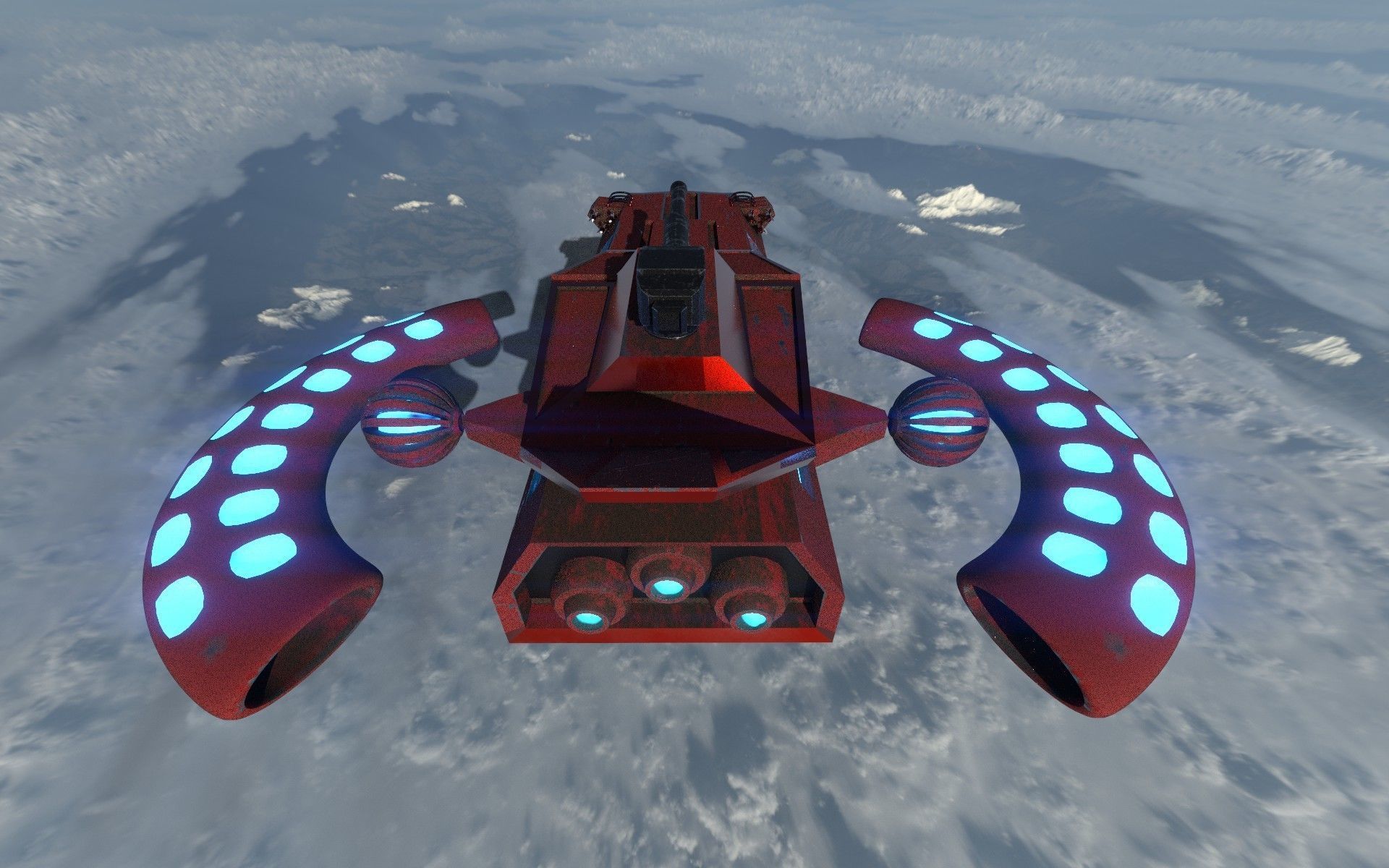 Magnetic Ship 3D model | CGTrader