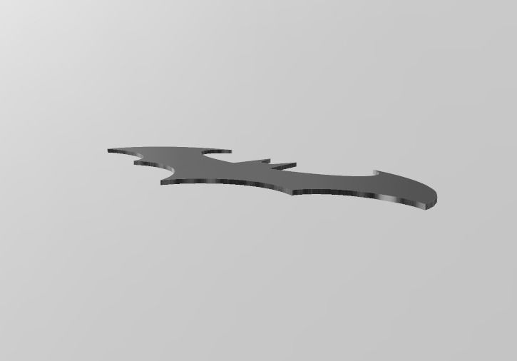 Batman - Arkham - Chest Emblem 3D model 3D printable | CGTrader