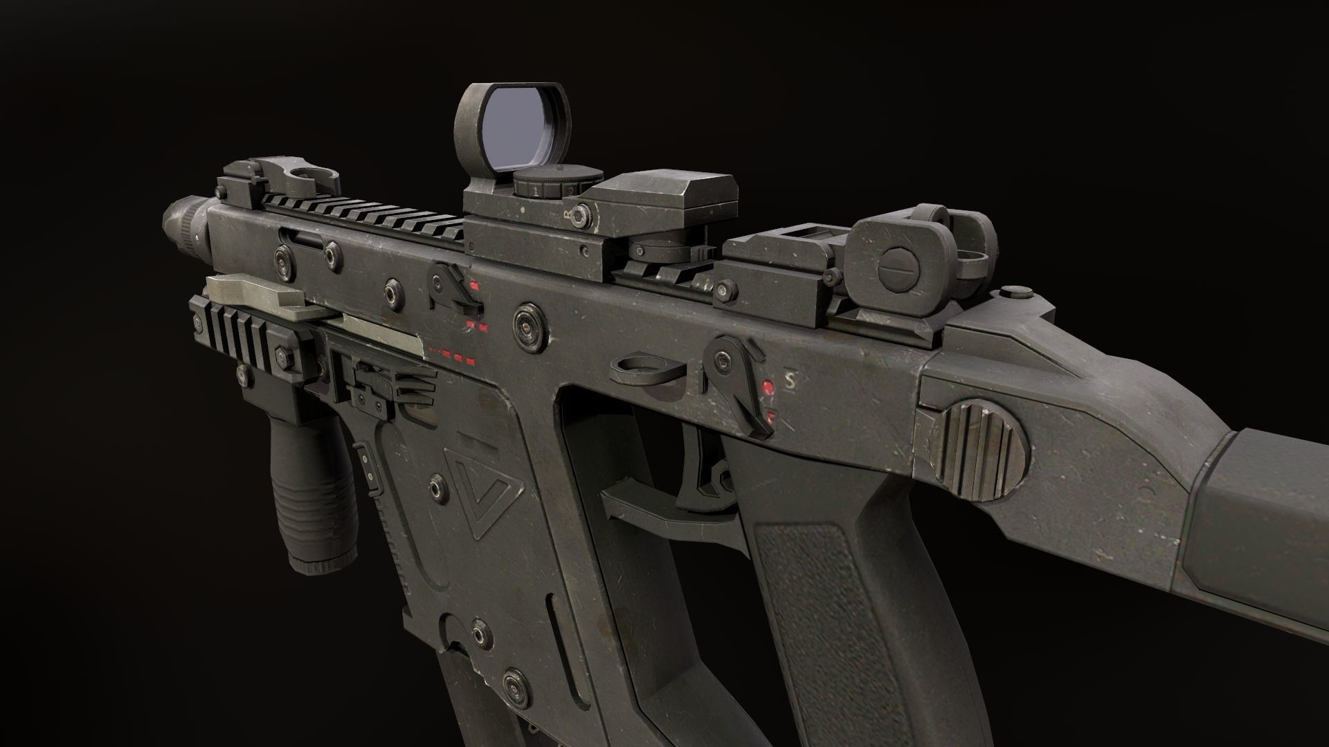 3D model KRISS Vector VR / AR / low-poly | CGTrader