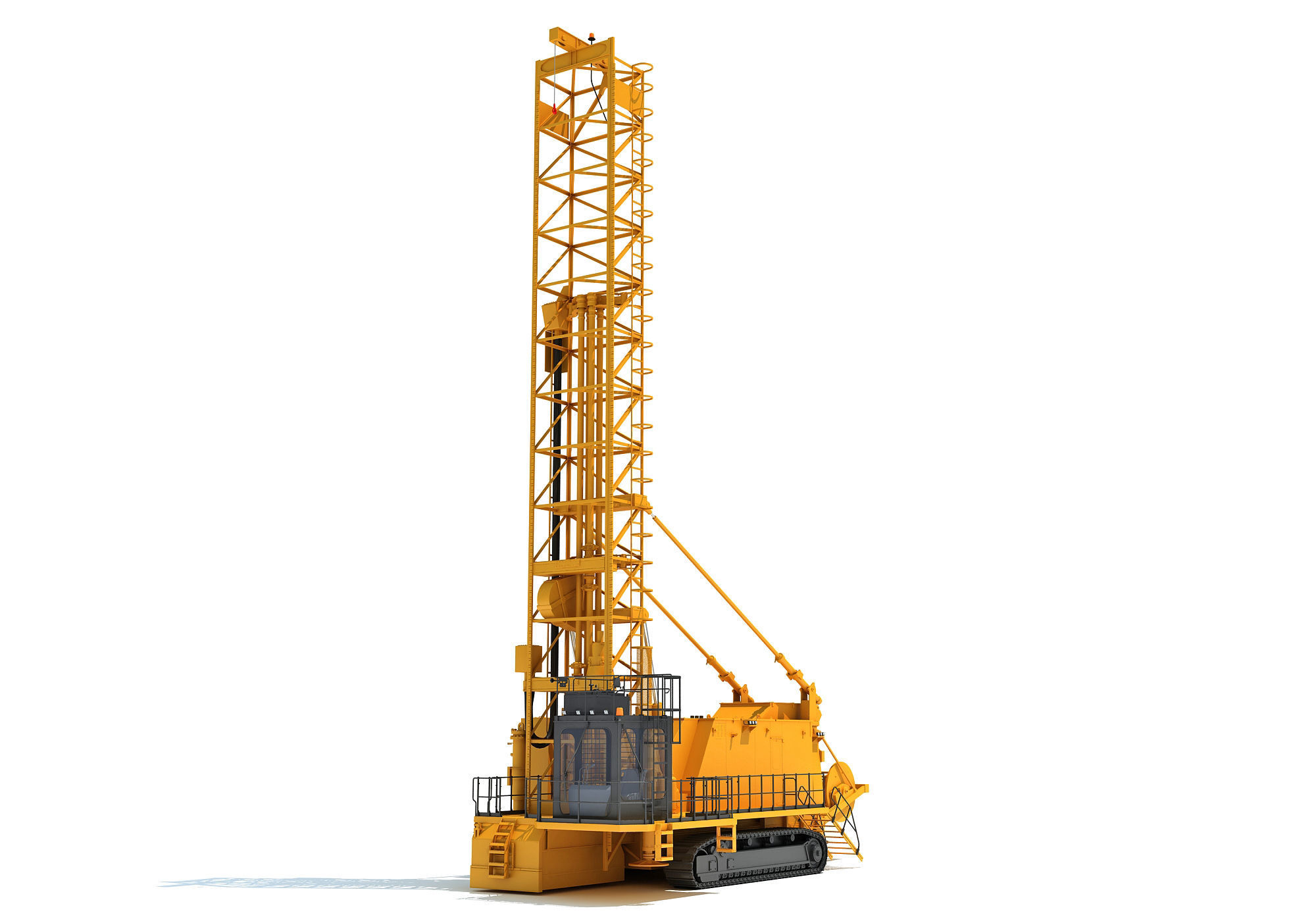 Rotary Drilling Rig 3D model | CGTrader