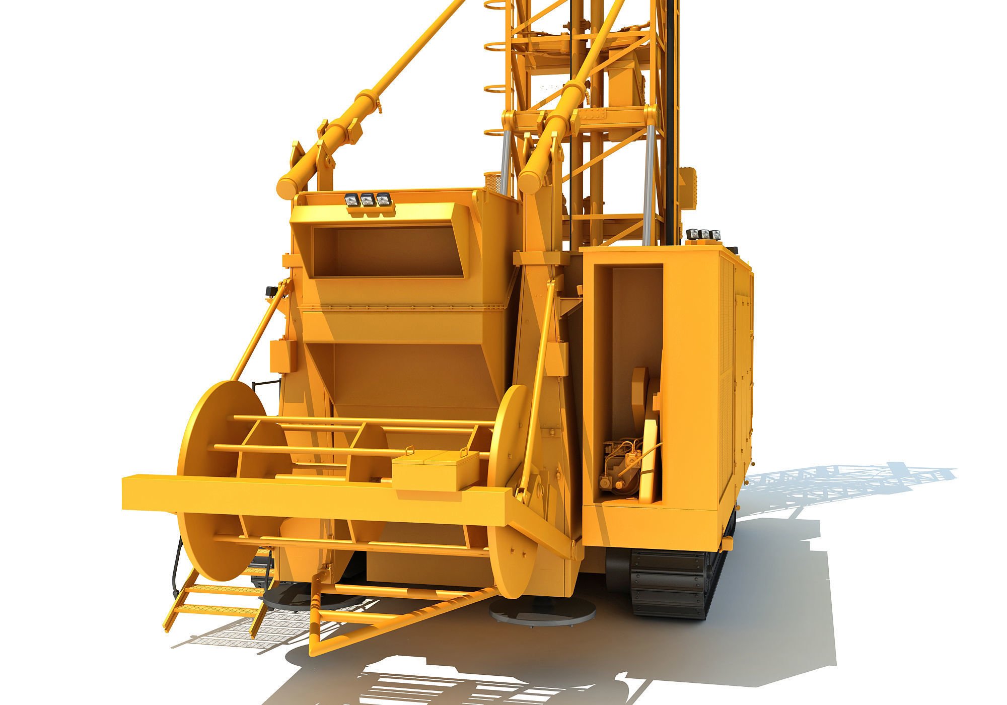 Rotary Drilling Rig 3D model | CGTrader