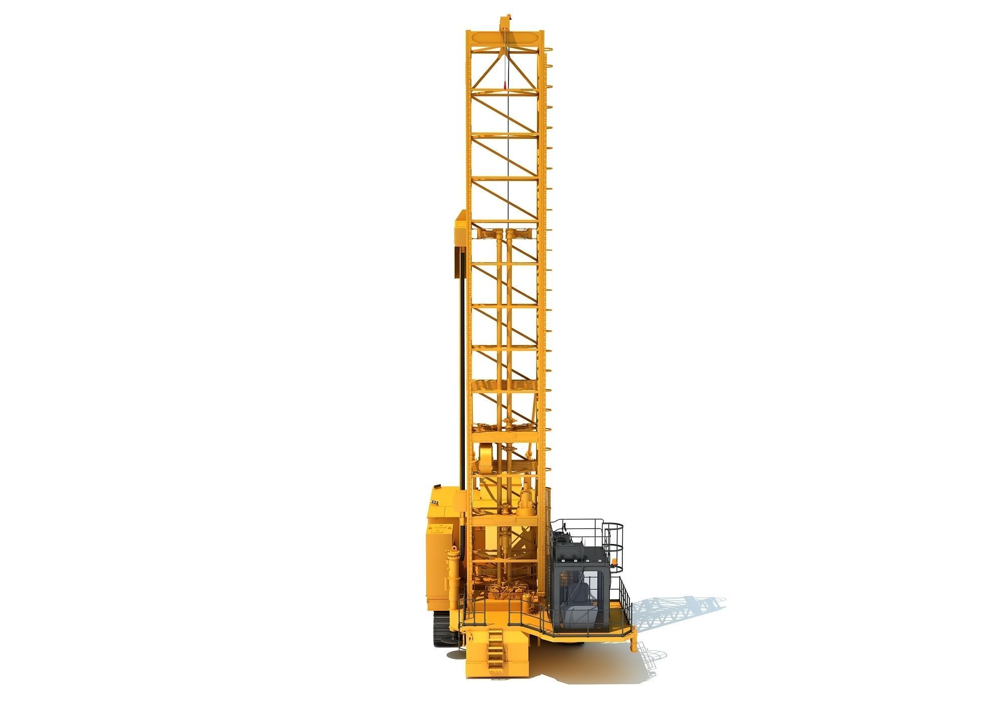 Rotary Drilling Rig 3D model | CGTrader