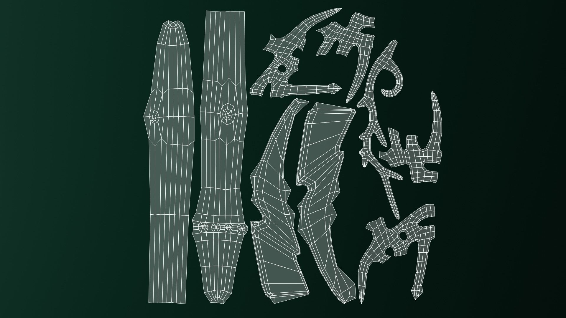 3D model Cartoon Styche Game Asset VR / AR / low-poly | CGTrader