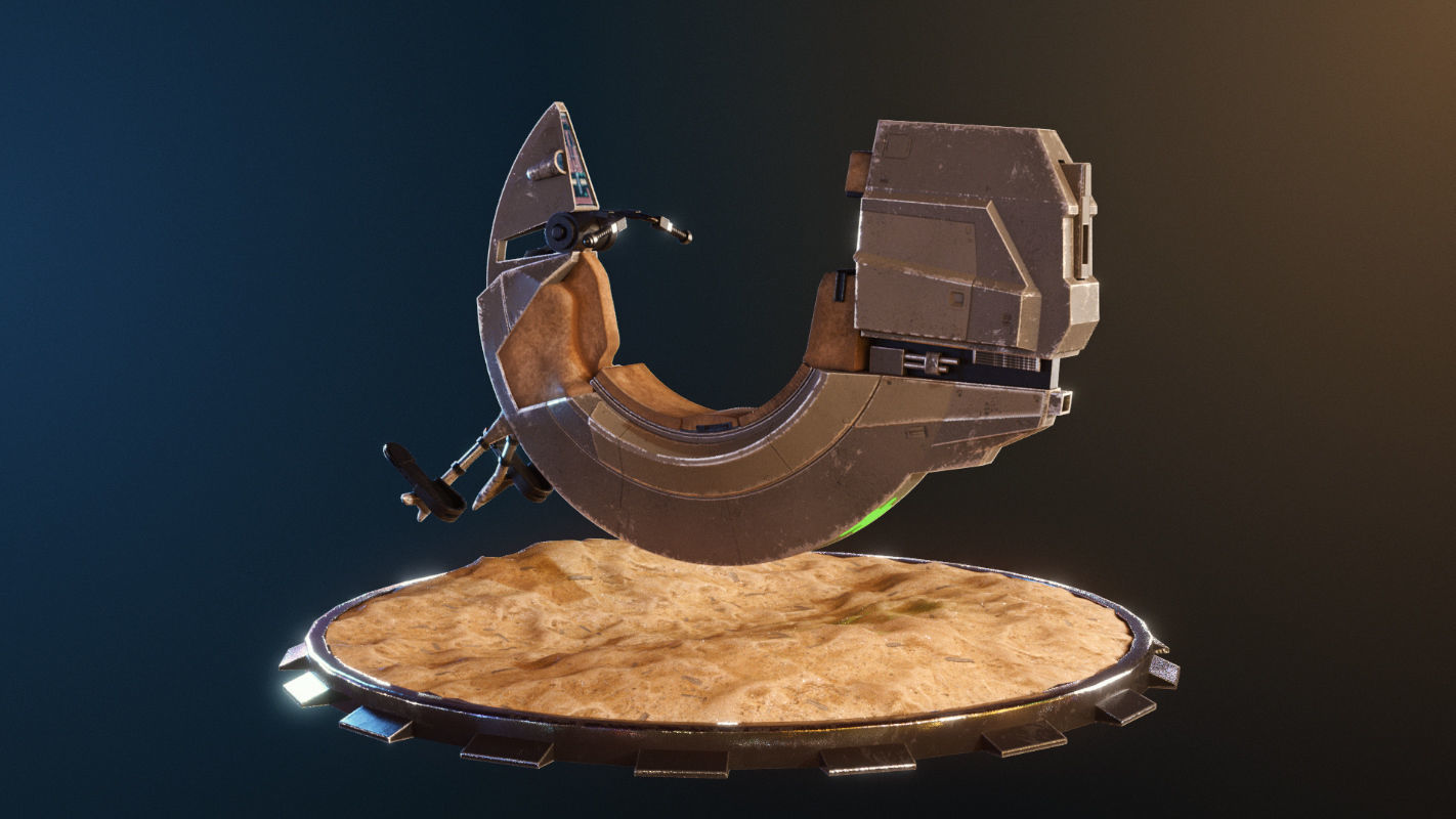 3D model Darth Maul Sith Speeder VR / AR / low-poly | CGTrader