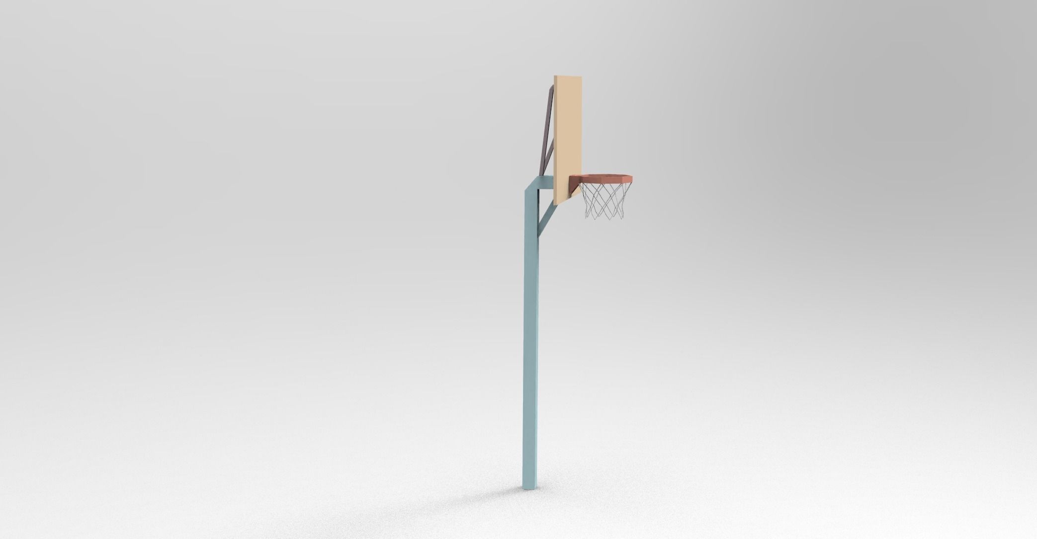 Basketball 3D model hoop free VR / AR / low-poly 3D model | CGTrader
