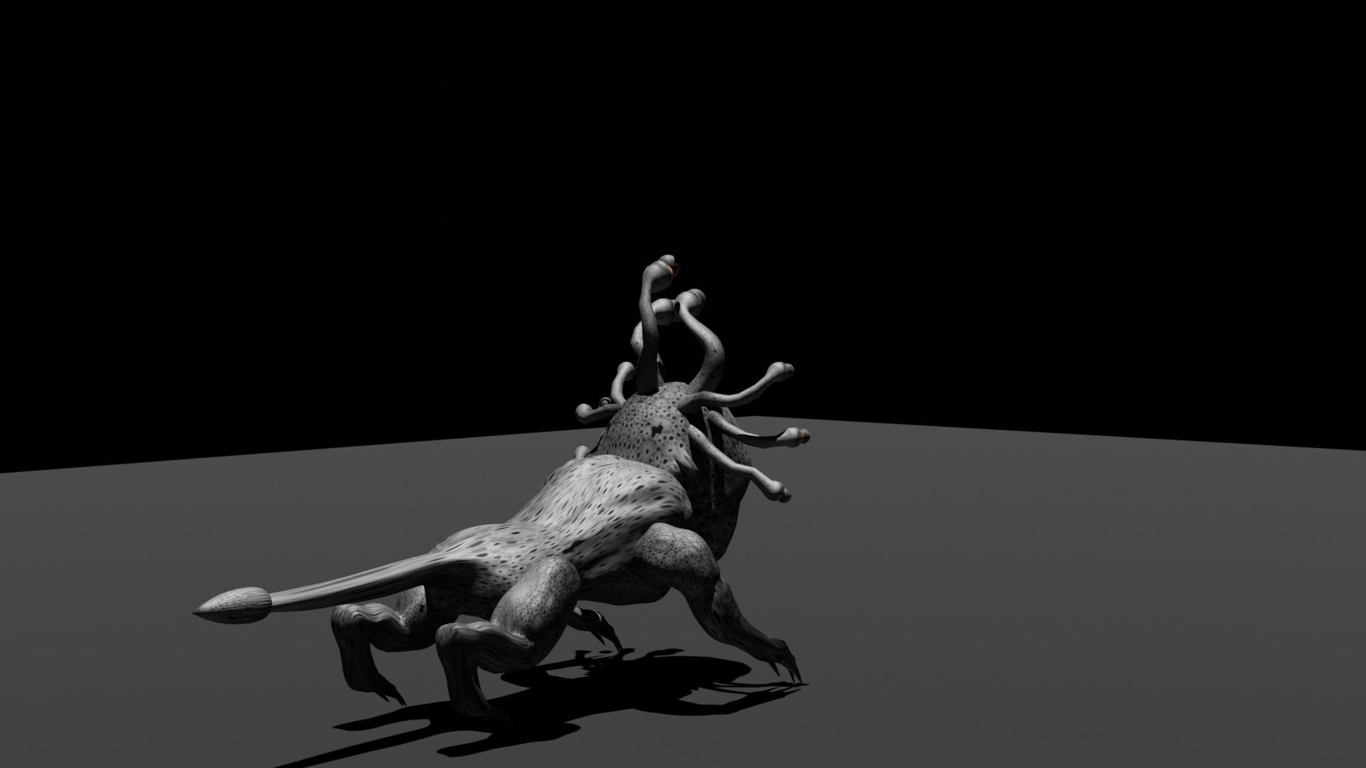 eye monster 3D model animated rigged | CGTrader