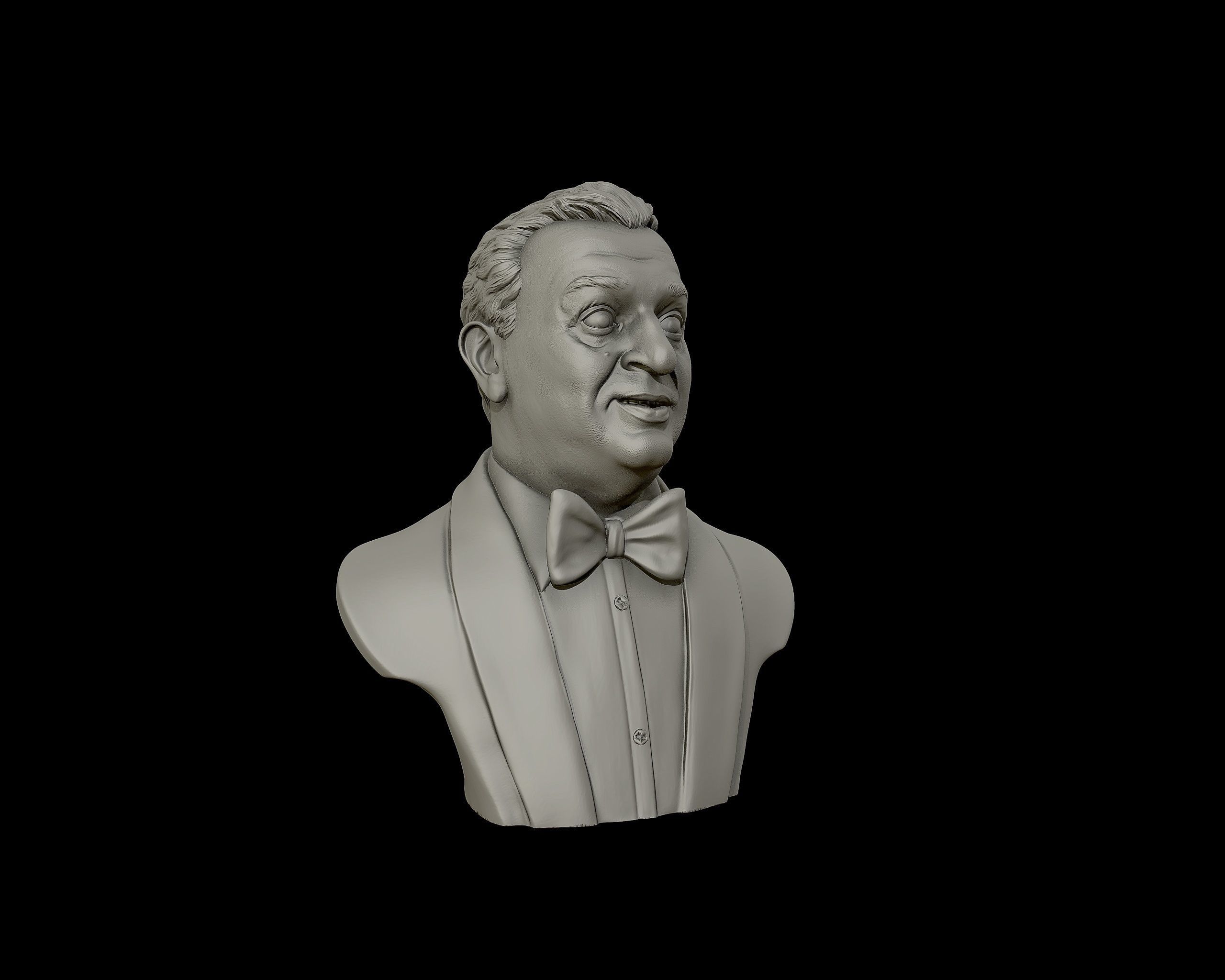 Rodney Dangerfield 3D portrait sculpture 3D model 3D printable | CGTrader