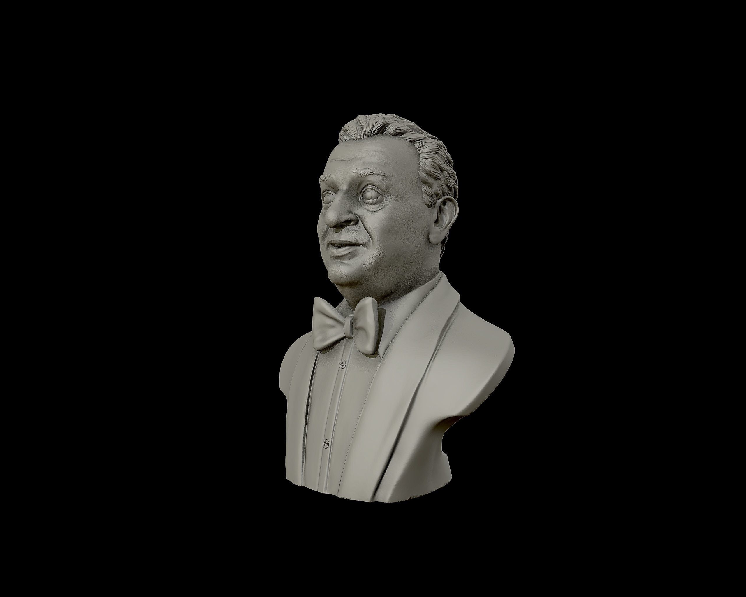 Rodney Dangerfield 3D portrait sculpture 3D model 3D printable | CGTrader