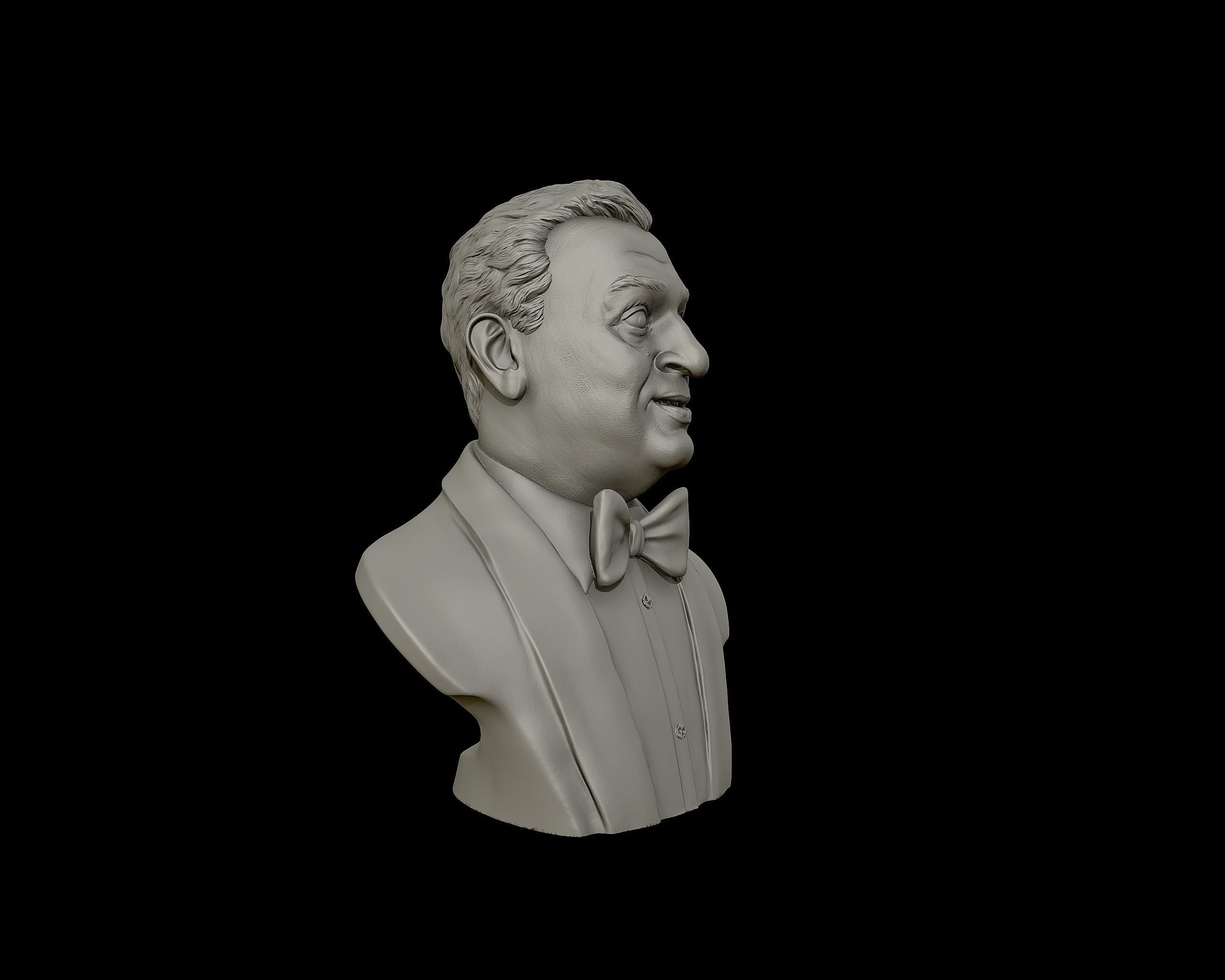 Rodney Dangerfield 3D portrait sculpture 3D model 3D printable | CGTrader