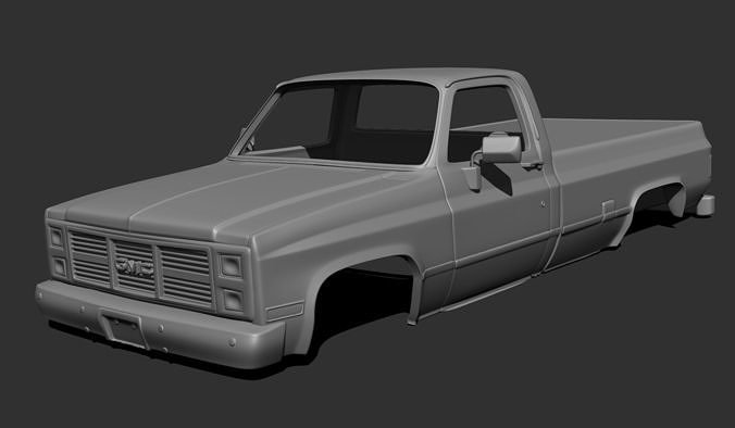 1985 GMC Sierra 3D model 3D printable | CGTrader