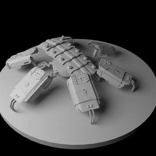 robot crab 3d model 3D model | CGTrader