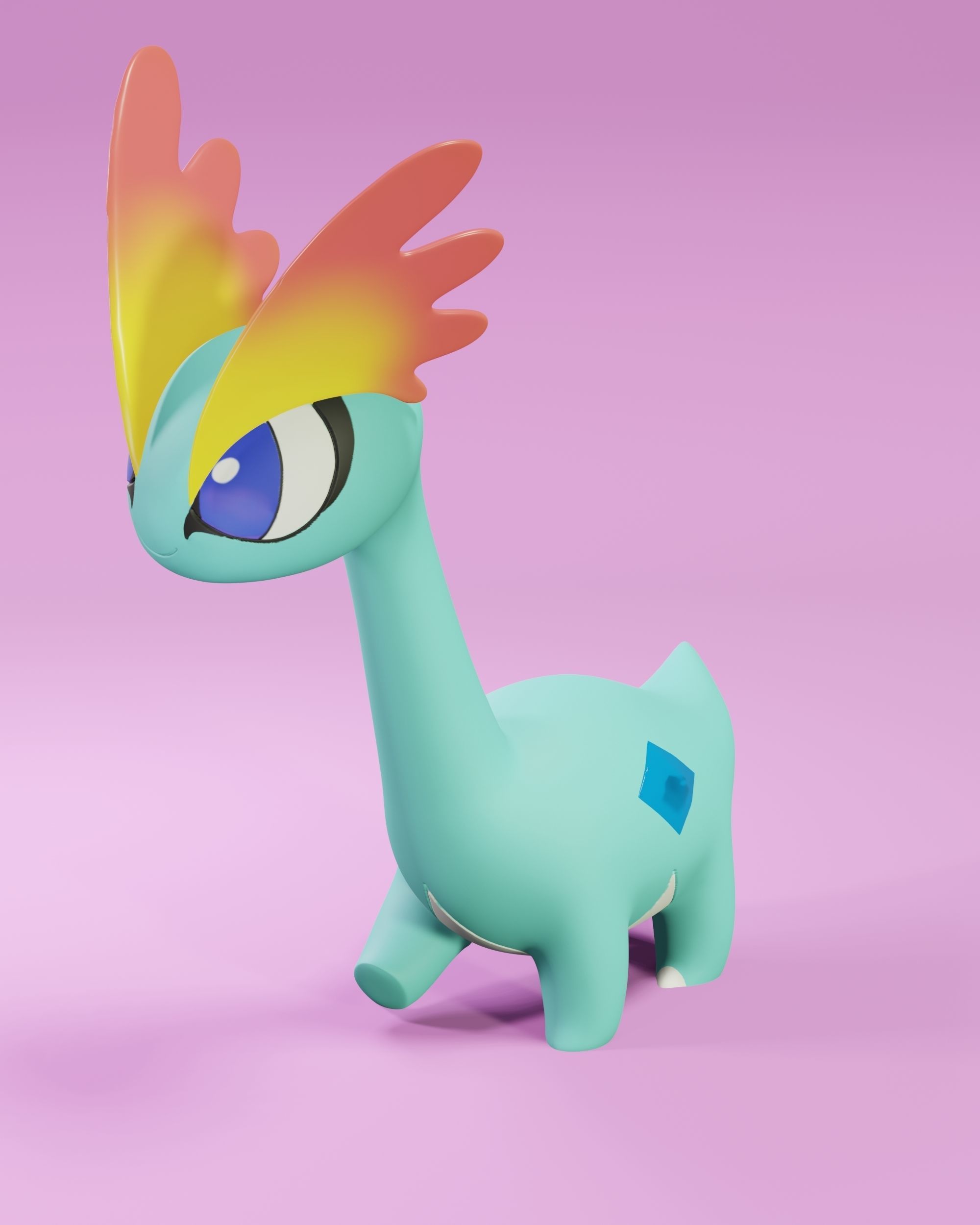 Pokemon amaura 3D model 3D printable | CGTrader