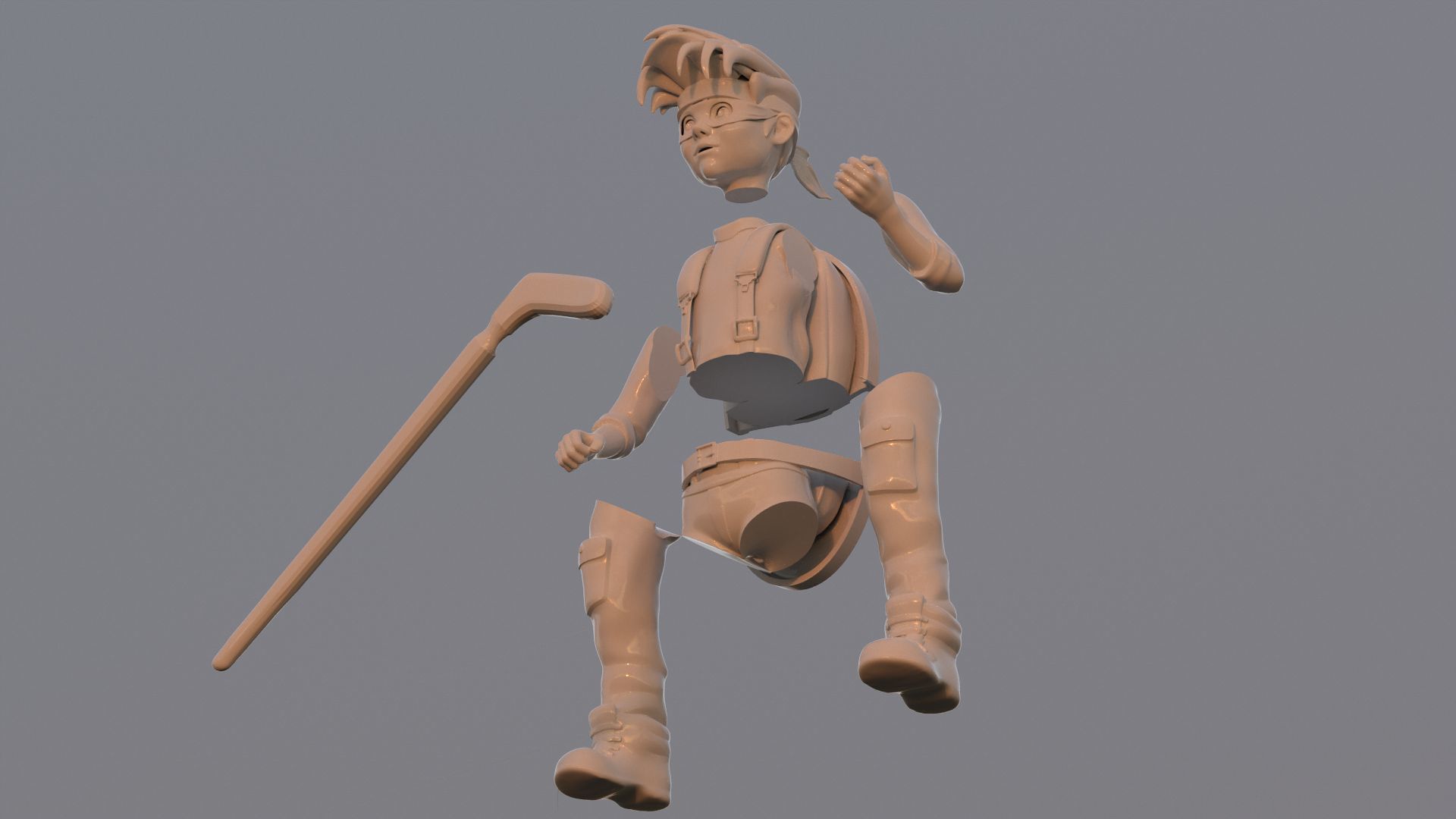 Zach TMNT 1987 Printable 3D model 3D printable | CGTrader