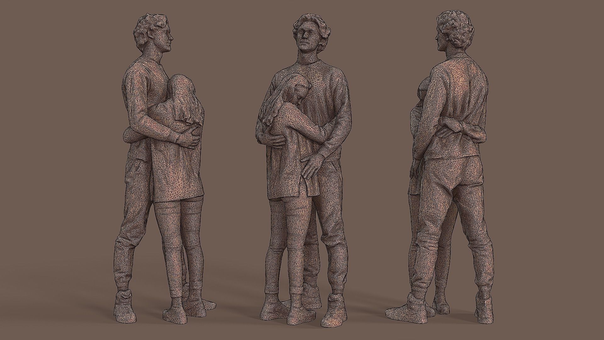 Couple in Love 3D model | CGTrader