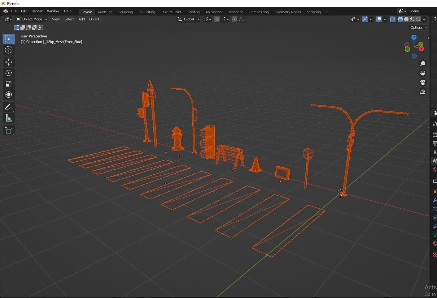 3D model Traffic Signals pack VR / AR / low-poly | CGTrader