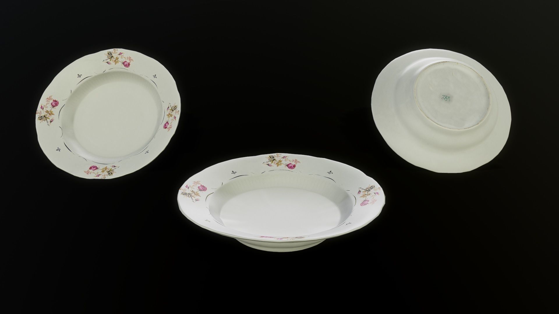 3D model 3D Scan Plate VR / AR / low-poly | CGTrader