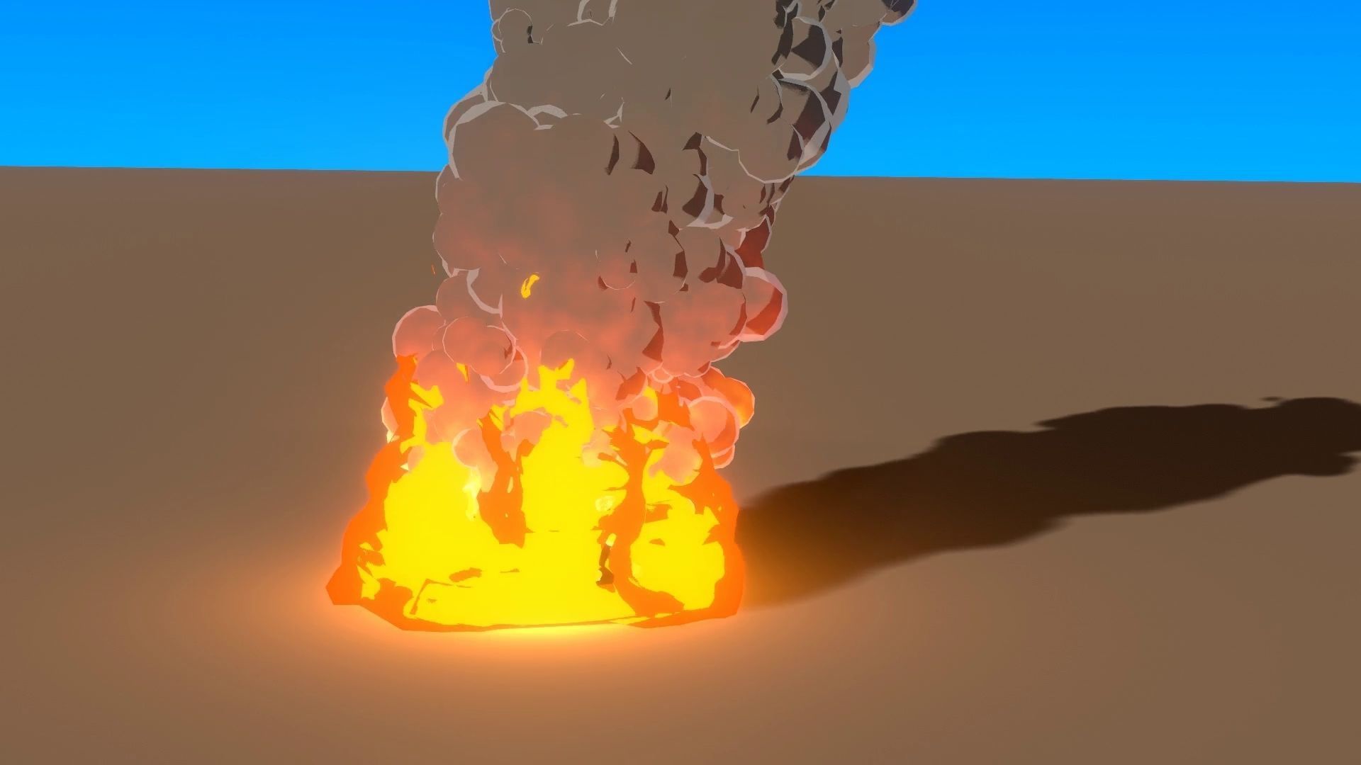 For Anime in Blender - Fire and Smoke 3D model animated | CGTrader