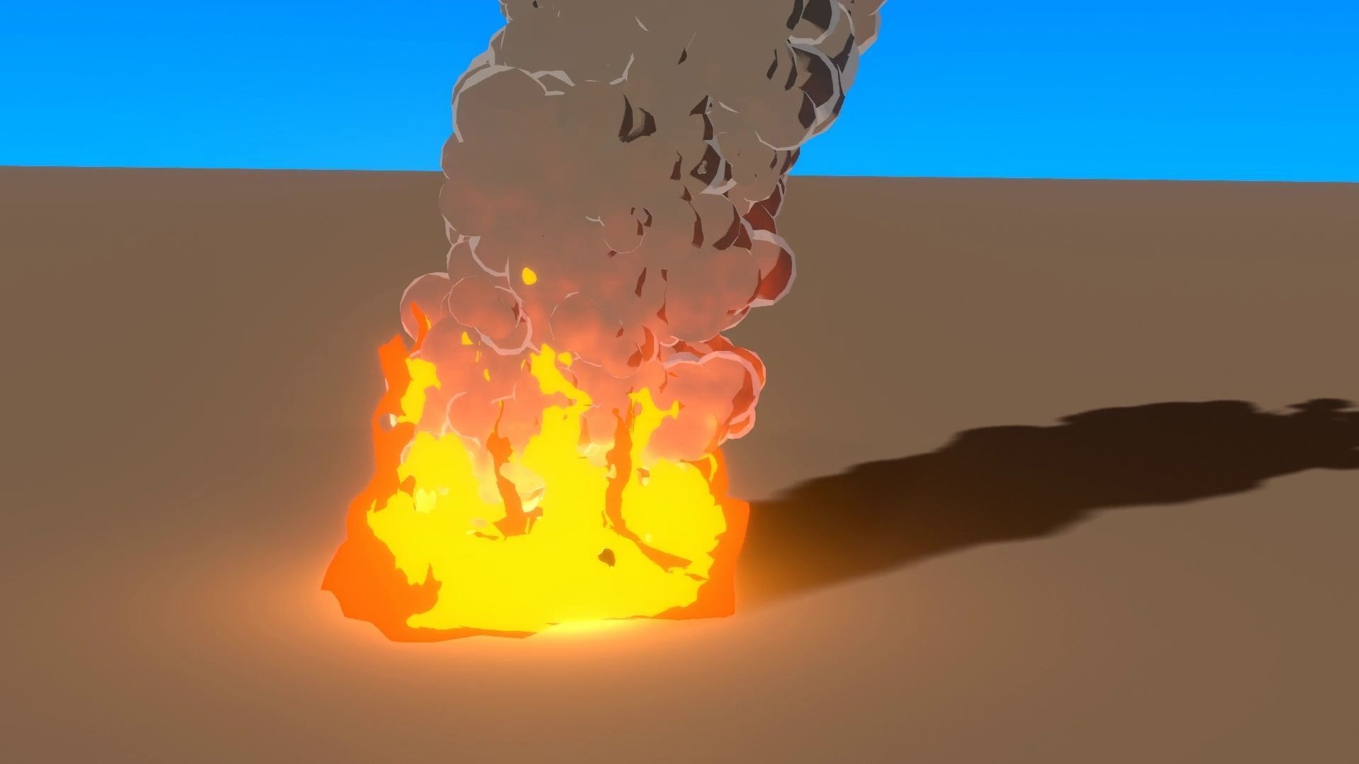 For Anime in Blender - Fire and Smoke 3D model animated | CGTrader