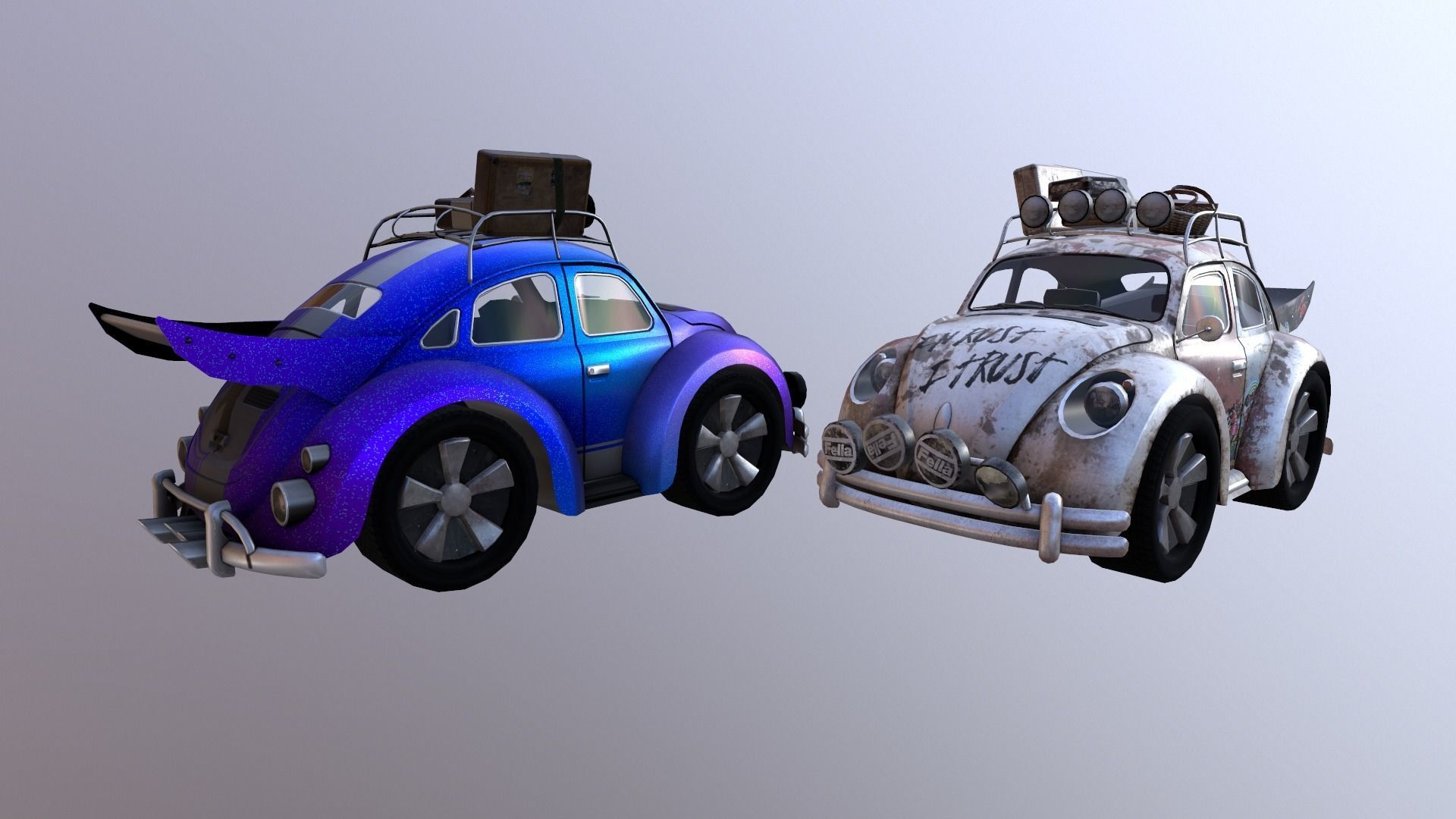 3D model Bugrat car VR / AR / low-poly | CGTrader