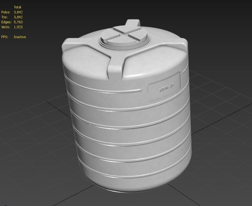 3D model Water Tank 1000 liters VR / AR / low-poly | CGTrader