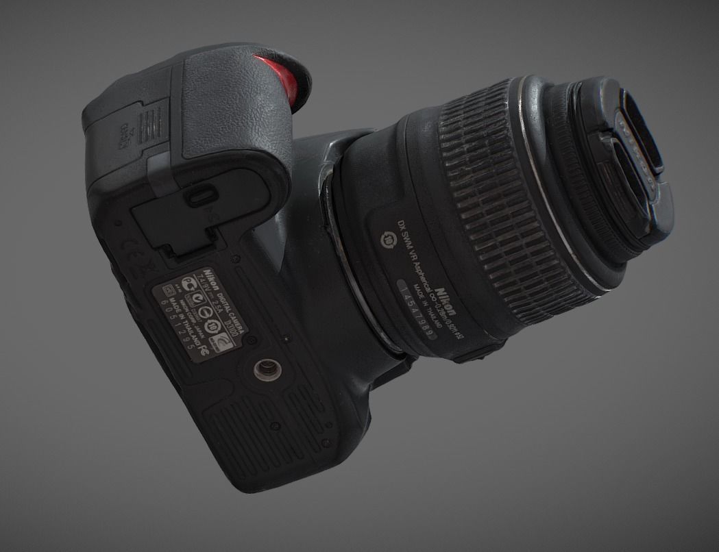3D model Nikon D3100 VR / AR / low-poly | CGTrader
