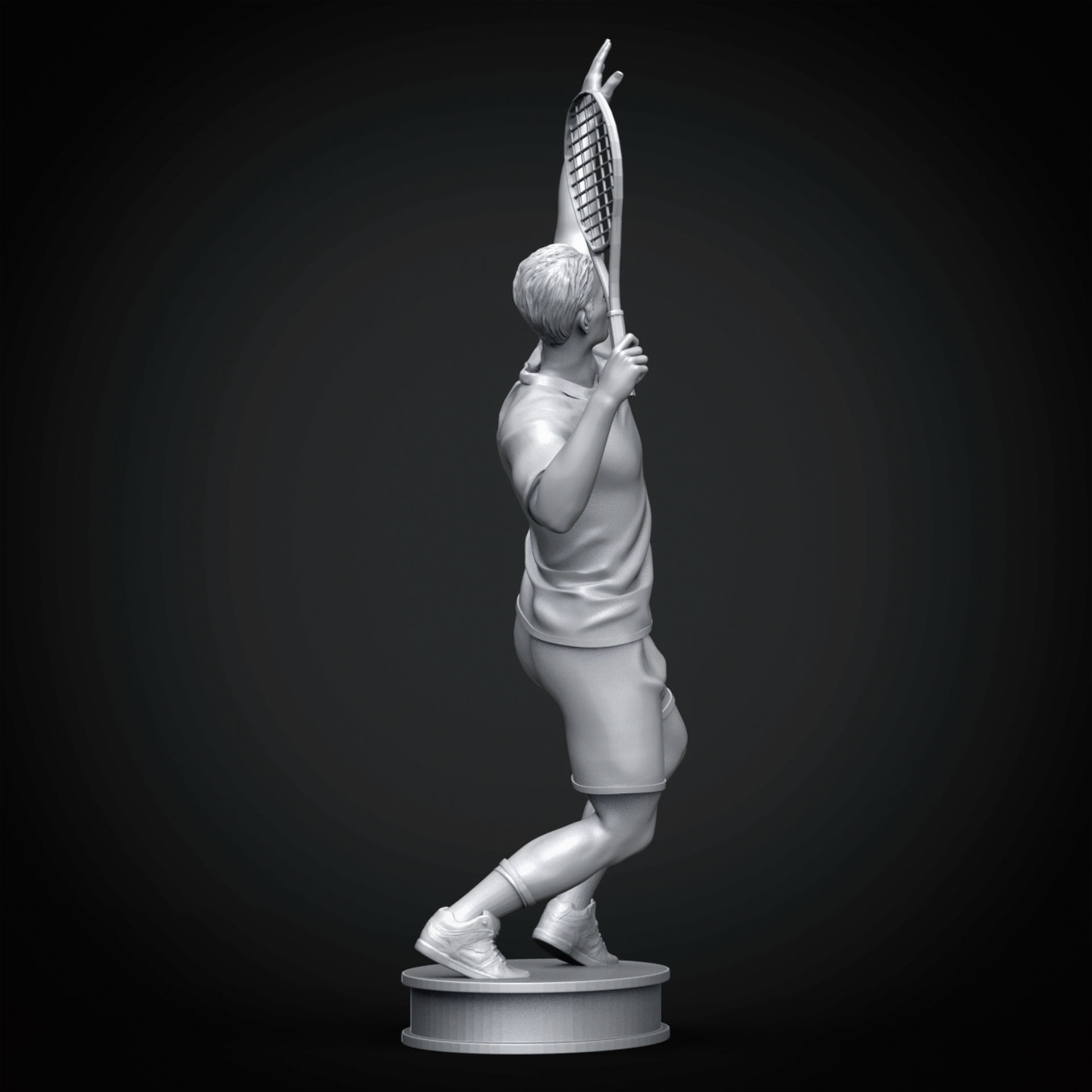 Roger Federer 3D Printable 2 3D model 3D printable | CGTrader