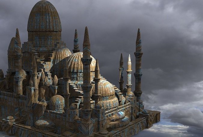 Islamic Golden Age Architecture 2 3D model | CGTrader