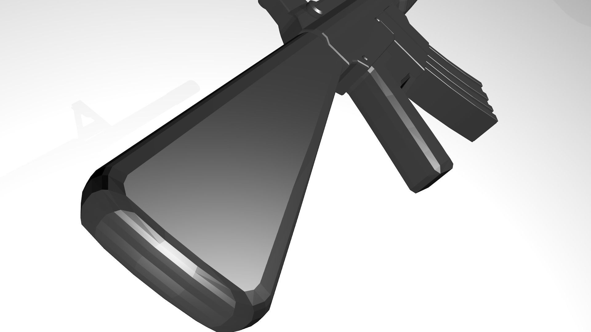 3D model Low Poly AR-15 VR / AR / low-poly | CGTrader