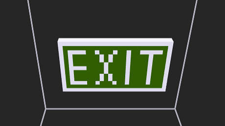 Exit sing free 3D model | CGTrader