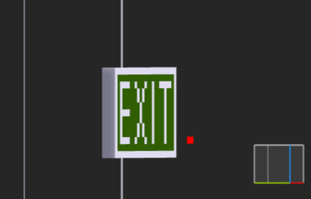 Exit sing free 3D model | CGTrader