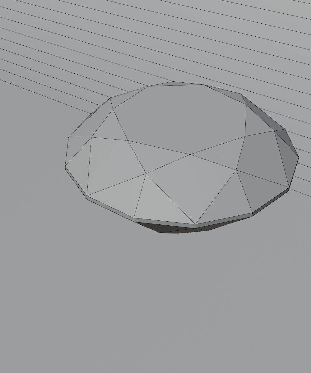 3D model Brilliant Diamond VR / AR / low-poly | CGTrader