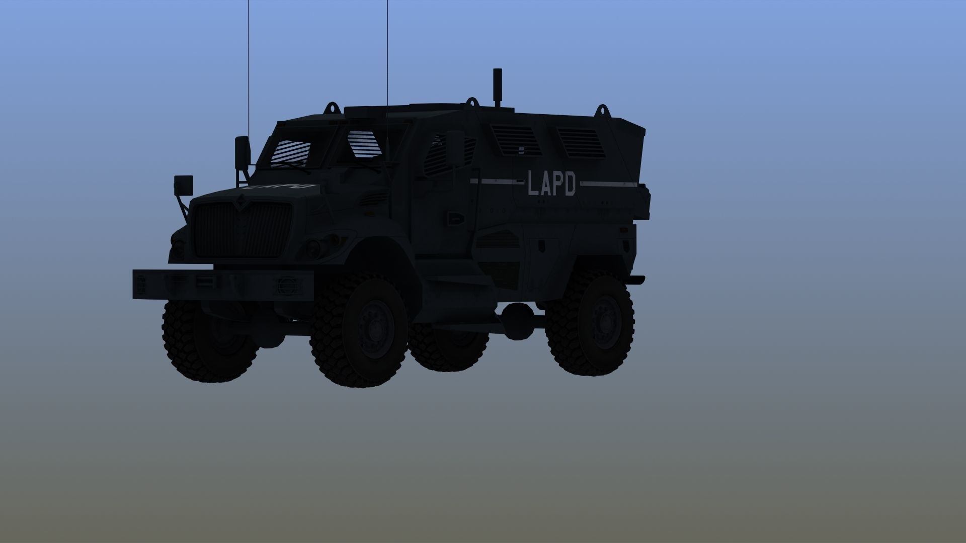 3D model Police MRAP VR / AR / low-poly | CGTrader