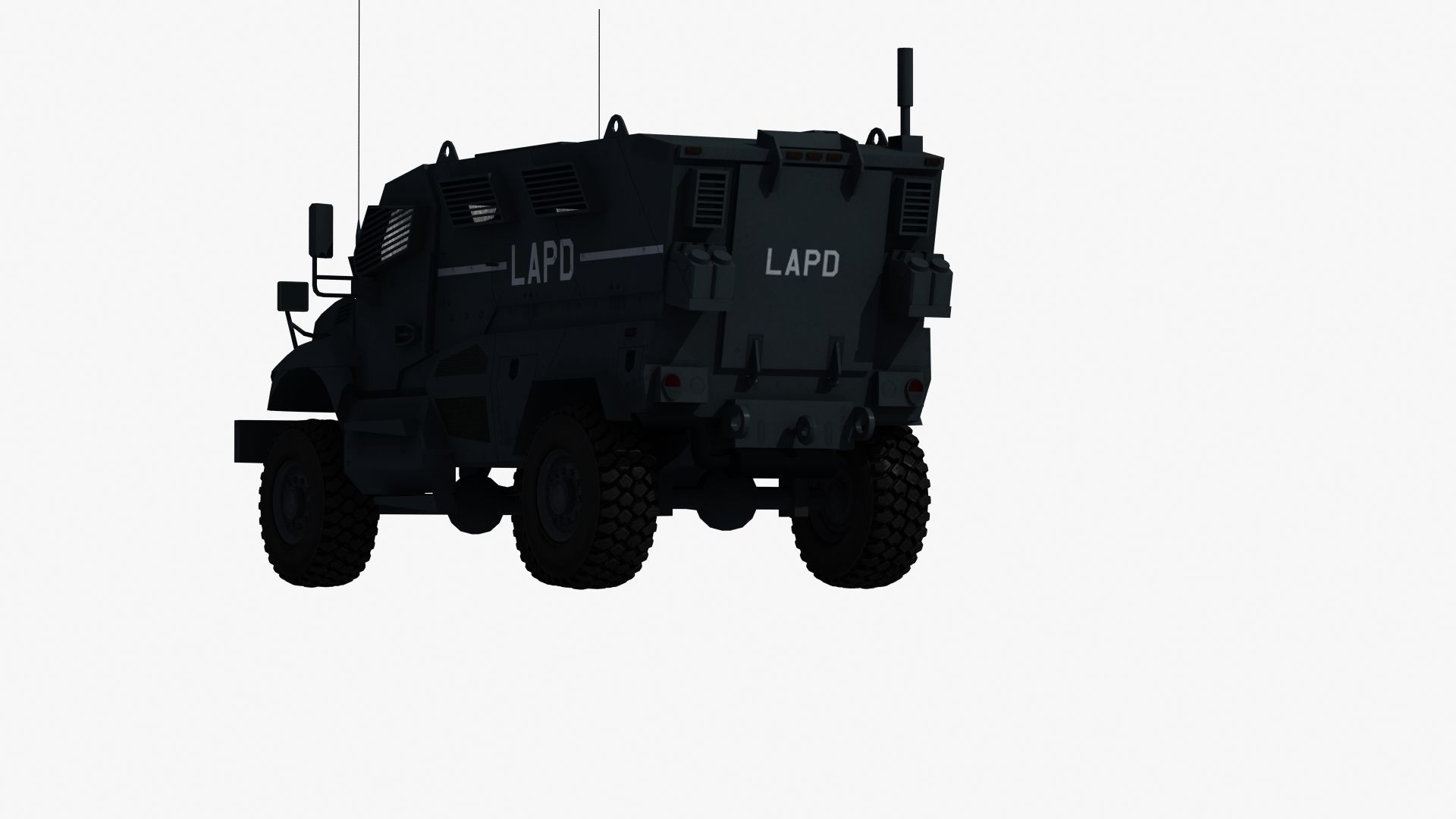 3D model Police MRAP VR / AR / low-poly | CGTrader